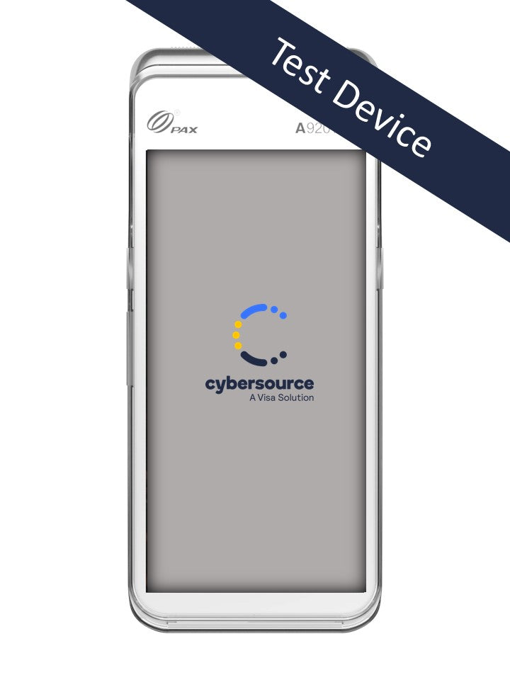 PAX A920MAX Test Reader (semi-integrated) – Cybersource - US
