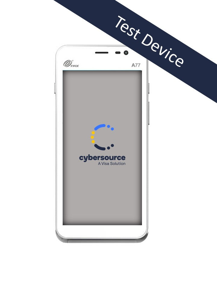 PAX A77 Test Reader (semi-integrated) – Cybersource - US